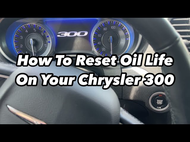 2015 Chrysler 200 Oil Reset